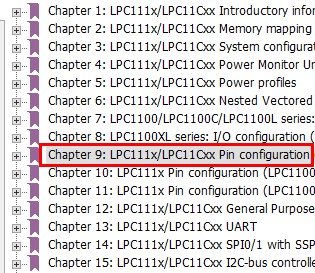 cortex-m0 lpc1114怎么切换引脚功能-电子工程世界